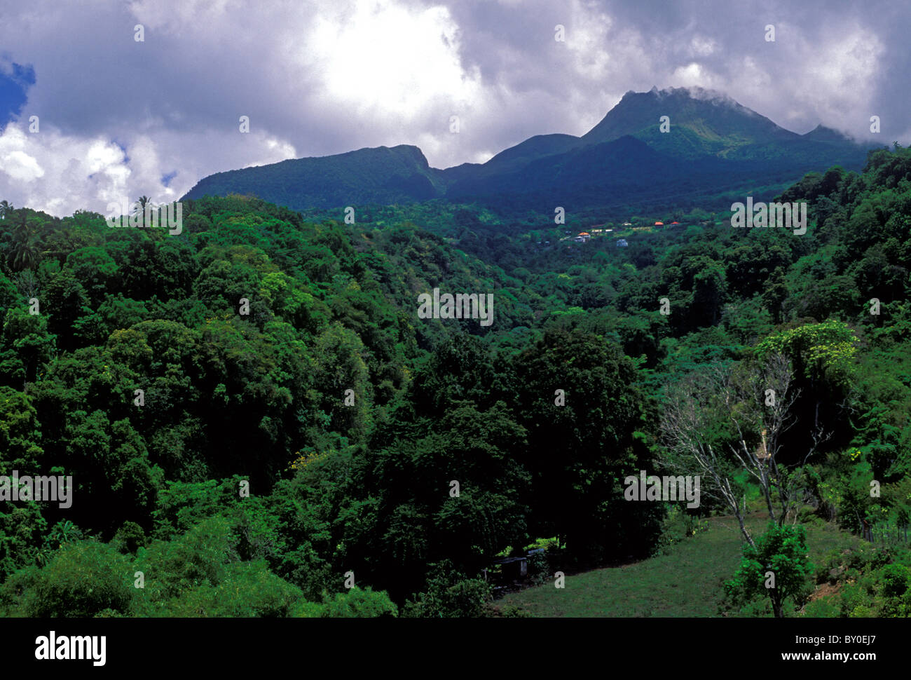La Grande Soufriere, La Soufriere, Soufriere Volcano, active volcano ...