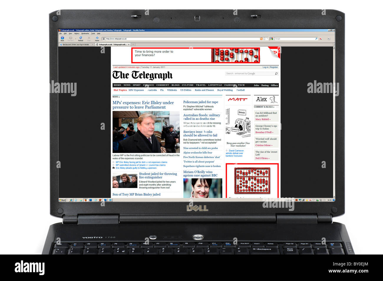 Telegraph website hi-res stock photography and images - Alamy