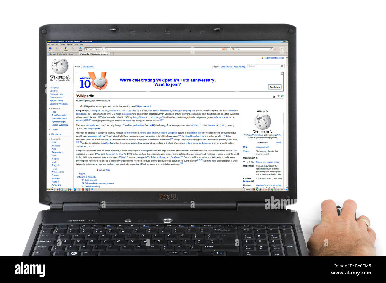 Wikipedia hi-res stock photography and images - Alamy