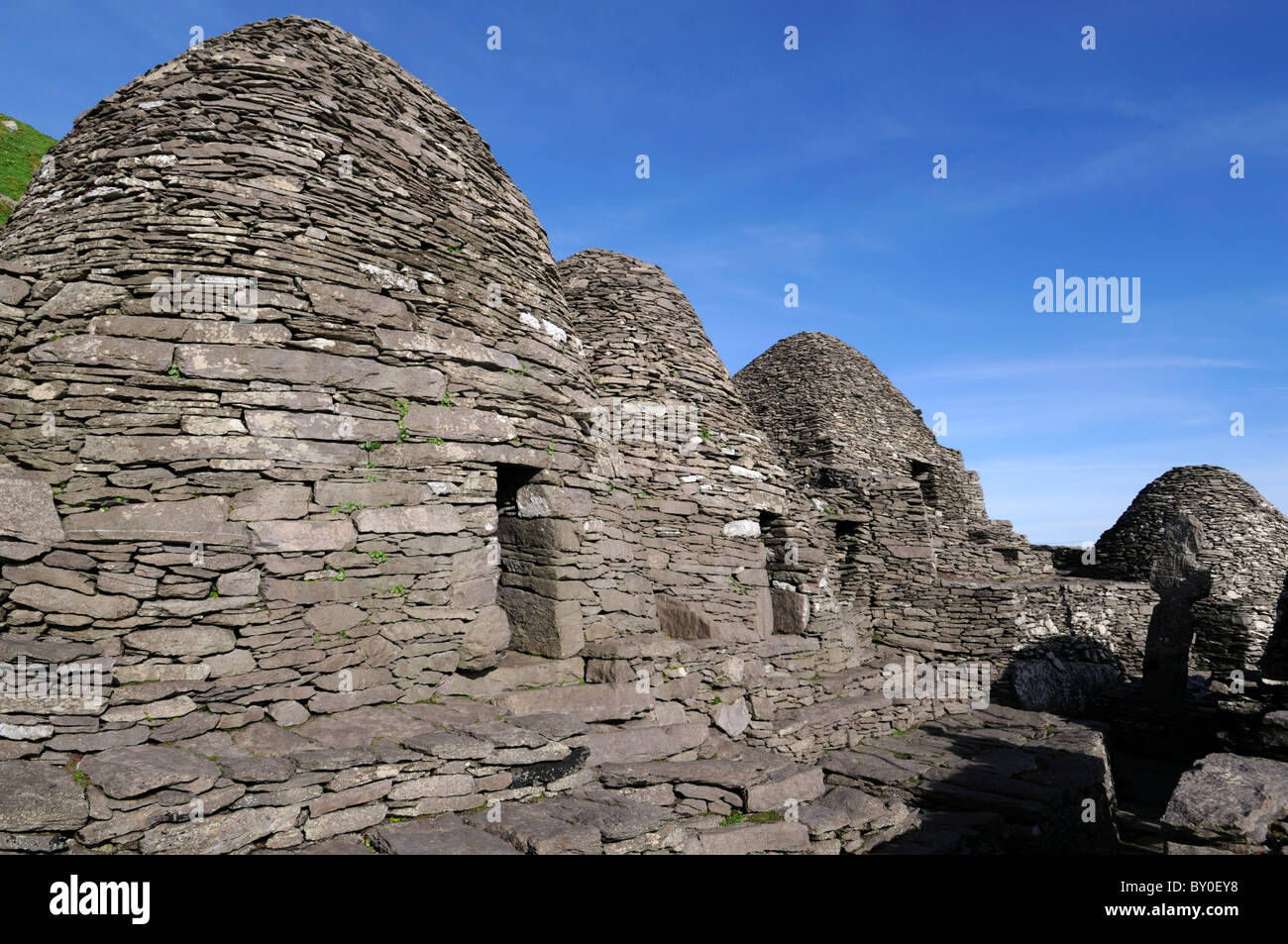 Skellig Michael Ancient Celtic monastic island settlement island County ...