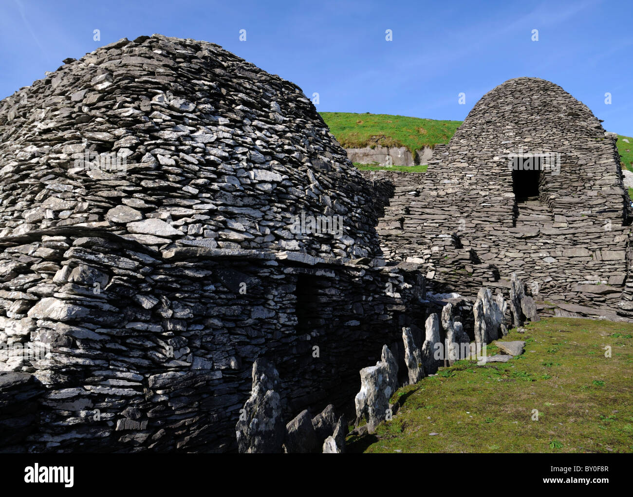 Skellig Michael Ancient Celtic monastic island settlement island County ...