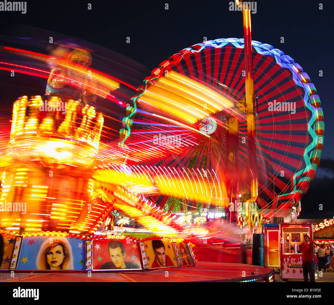 Fairground ride big wheel hi-res stock photography and images - Alamy