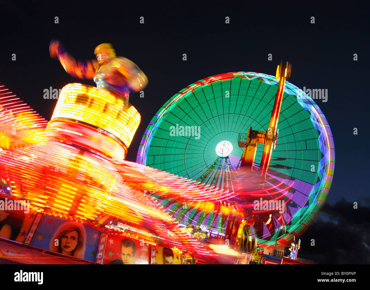 Fairground ride big wheel hi-res stock photography and images - Alamy