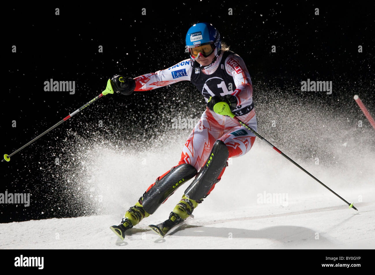 FLACHAU AUSTRIA. 11-01-2011. Tthe FIS Ladies Alpine World Cup Night ...