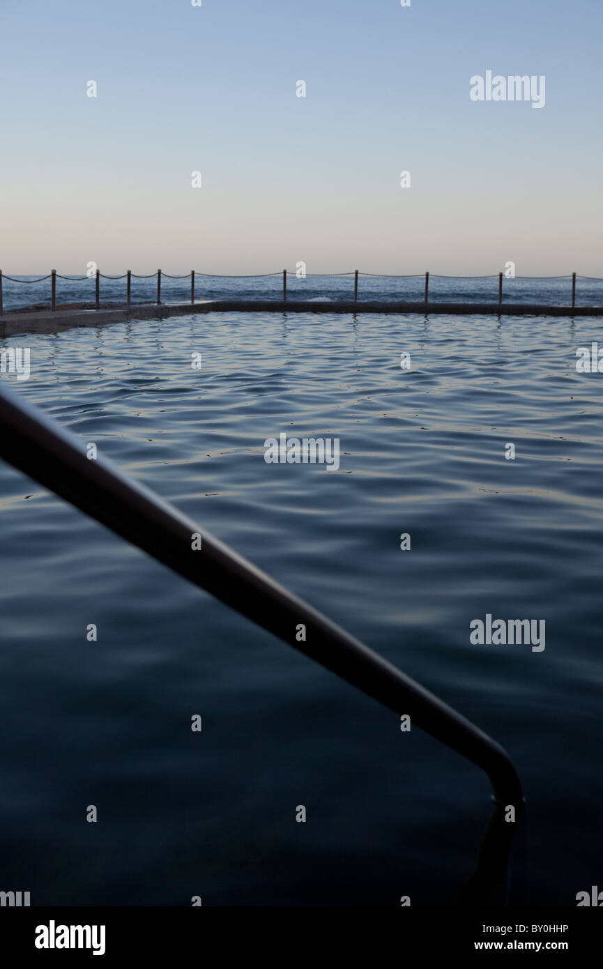 Outdoor swimming pool dusk hi-res stock photography and images - Alamy