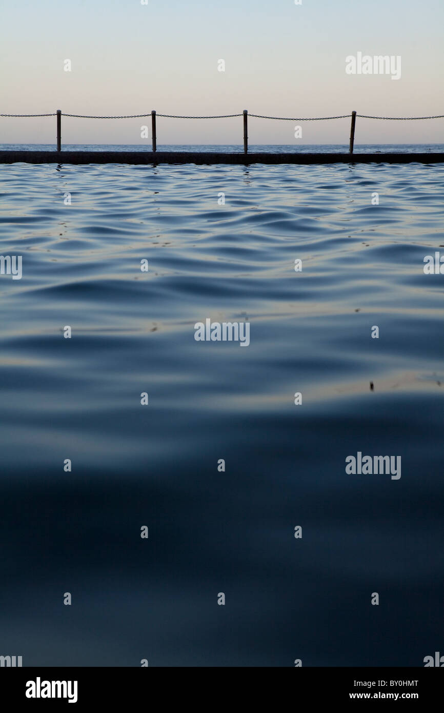 Avalon Pool at dusk, Avalon Beach, Sydney, Australia Stock Photo - Alamy