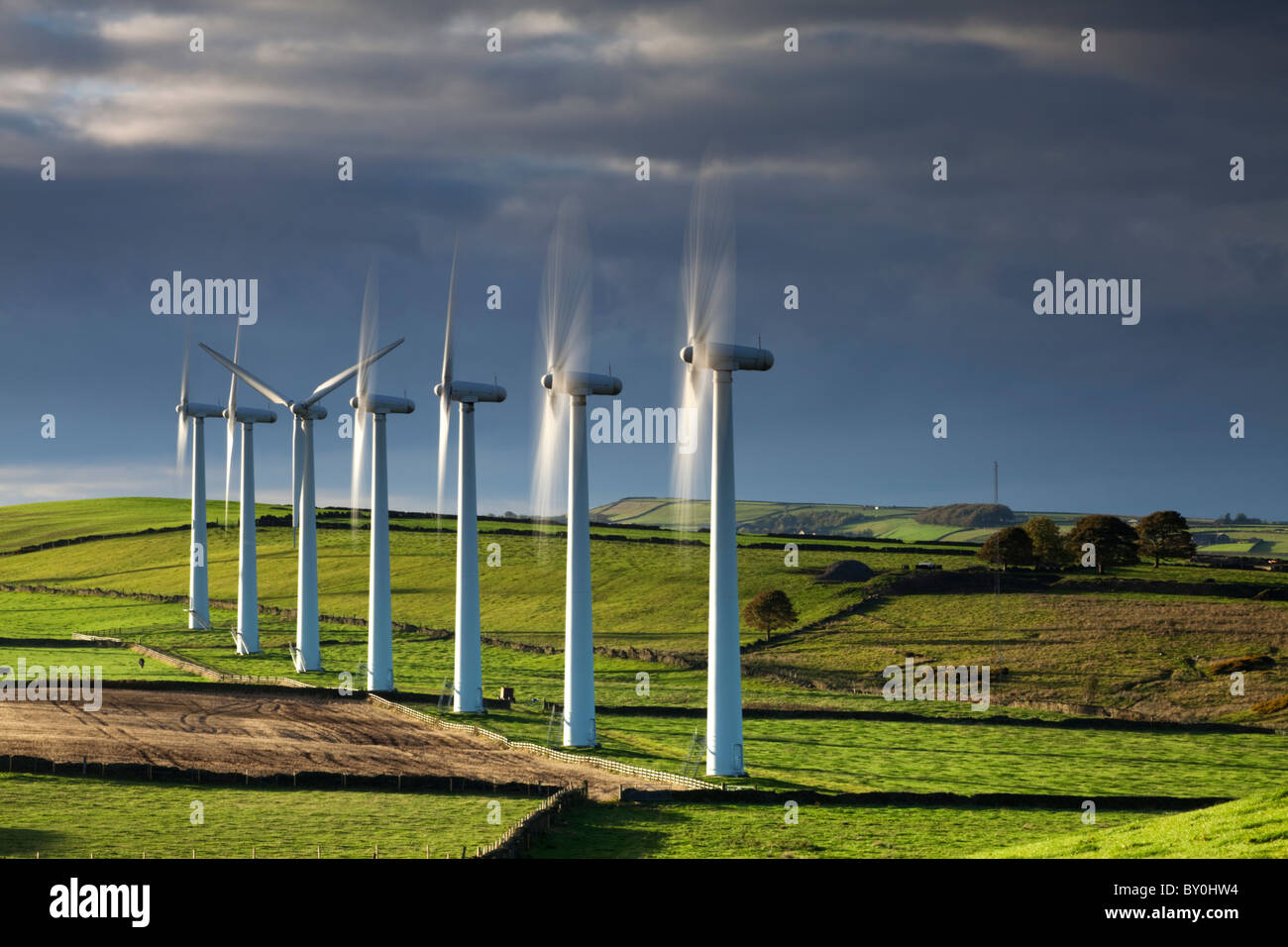 Royd Moor Wind Farm Stock Photo - Alamy
