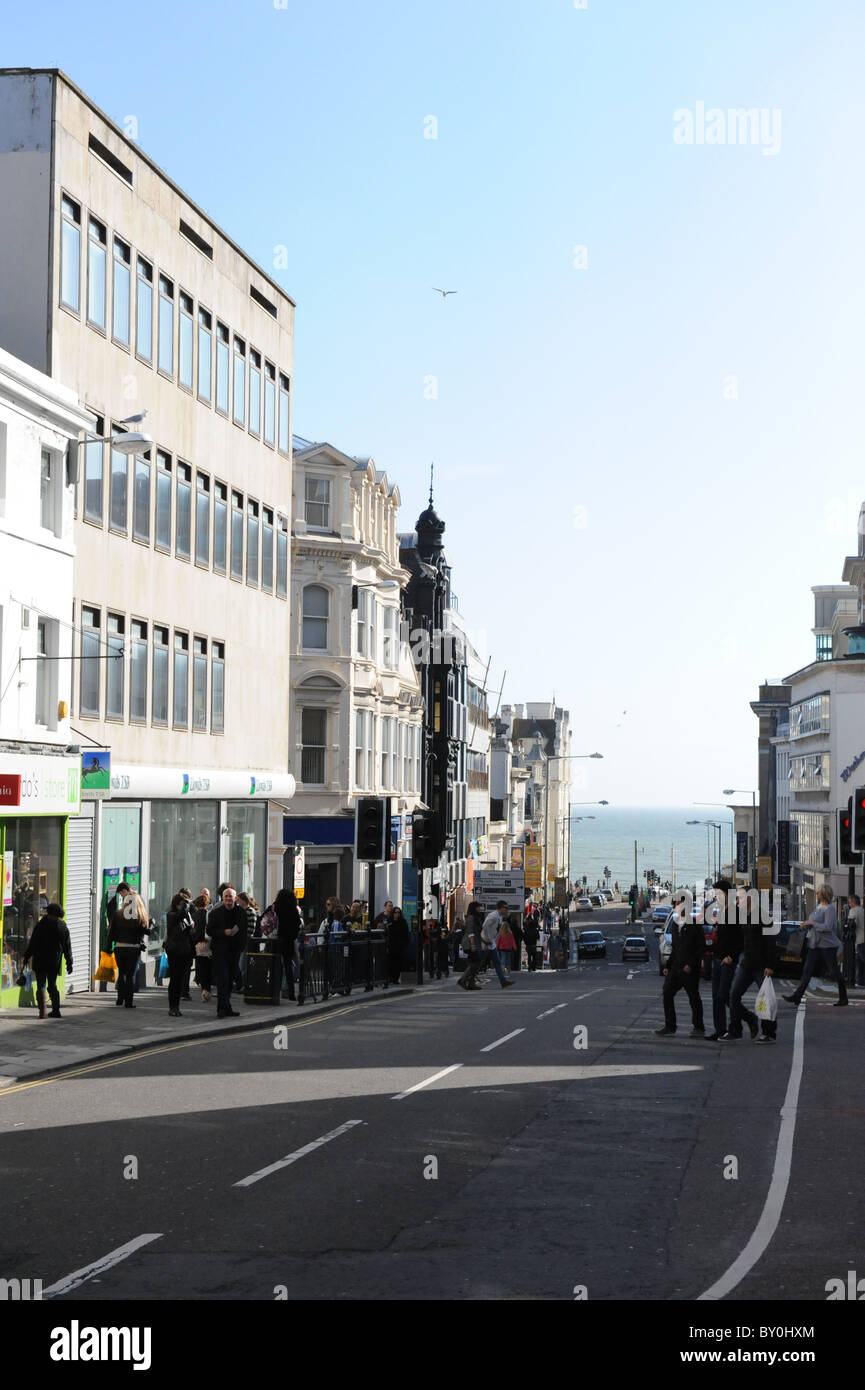Brighton street view hi-res stock photography and images - Alamy