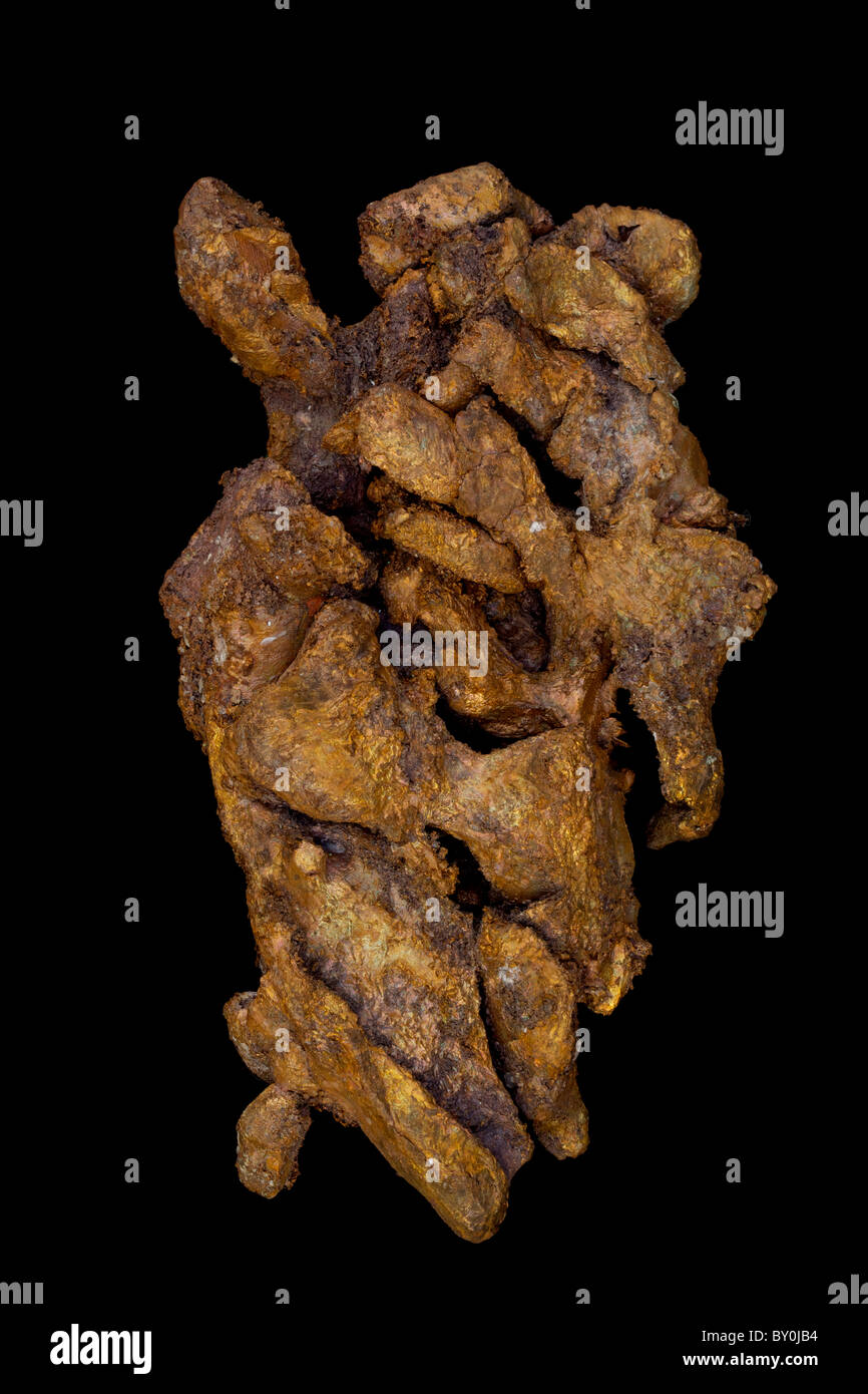 Native Copper (Cu) Keweenaw Peninsula - Michigan - USA - Copper is ...