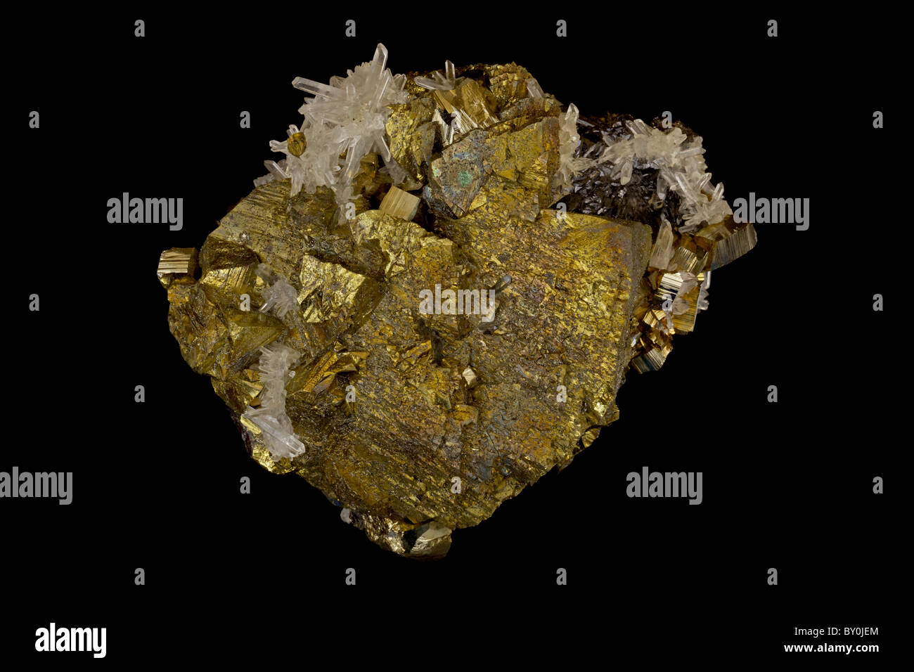 Chalcopyrite (CuFeS2) (Golden) - Commodore Mine - Colorado - USA - The ...