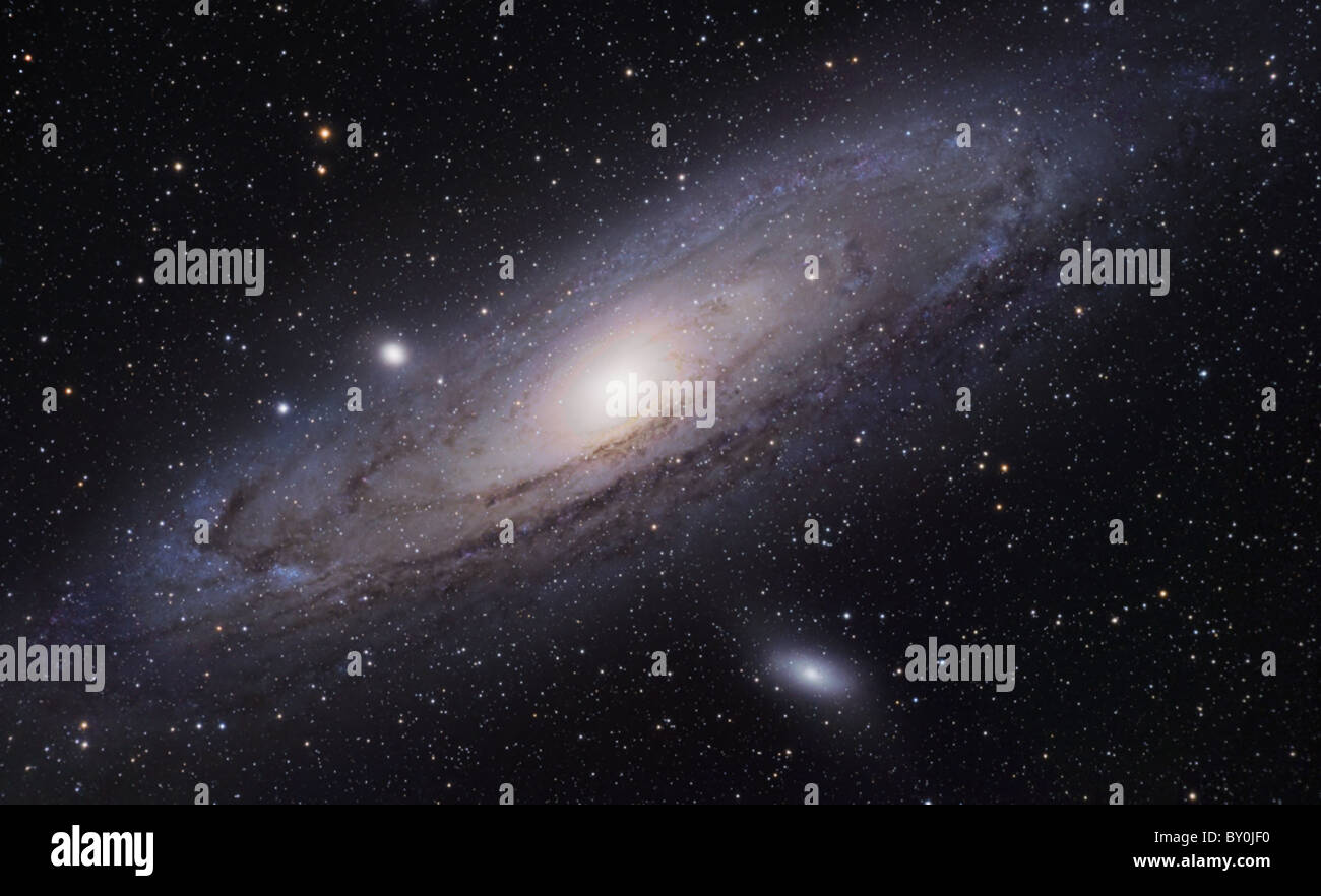Image of the andromeda galaxy hi-res stock photography and images - Alamy