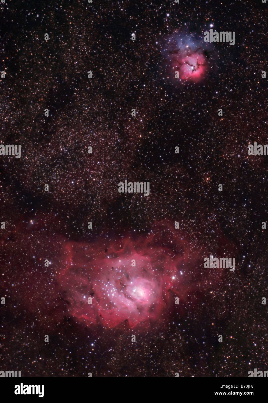 Trifid nebula hi-res stock photography and images - Alamy