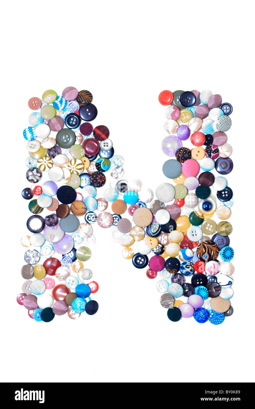 Letter n buttons hi-res stock photography and images - Alamy