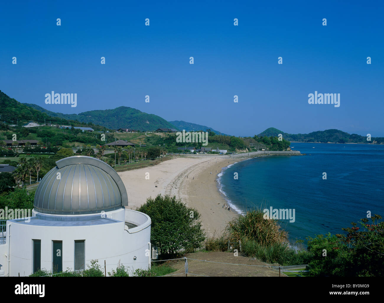 Kamagari Observatory and Beach, Kure, Hiroshima, Japan Stock Photo - Alamy