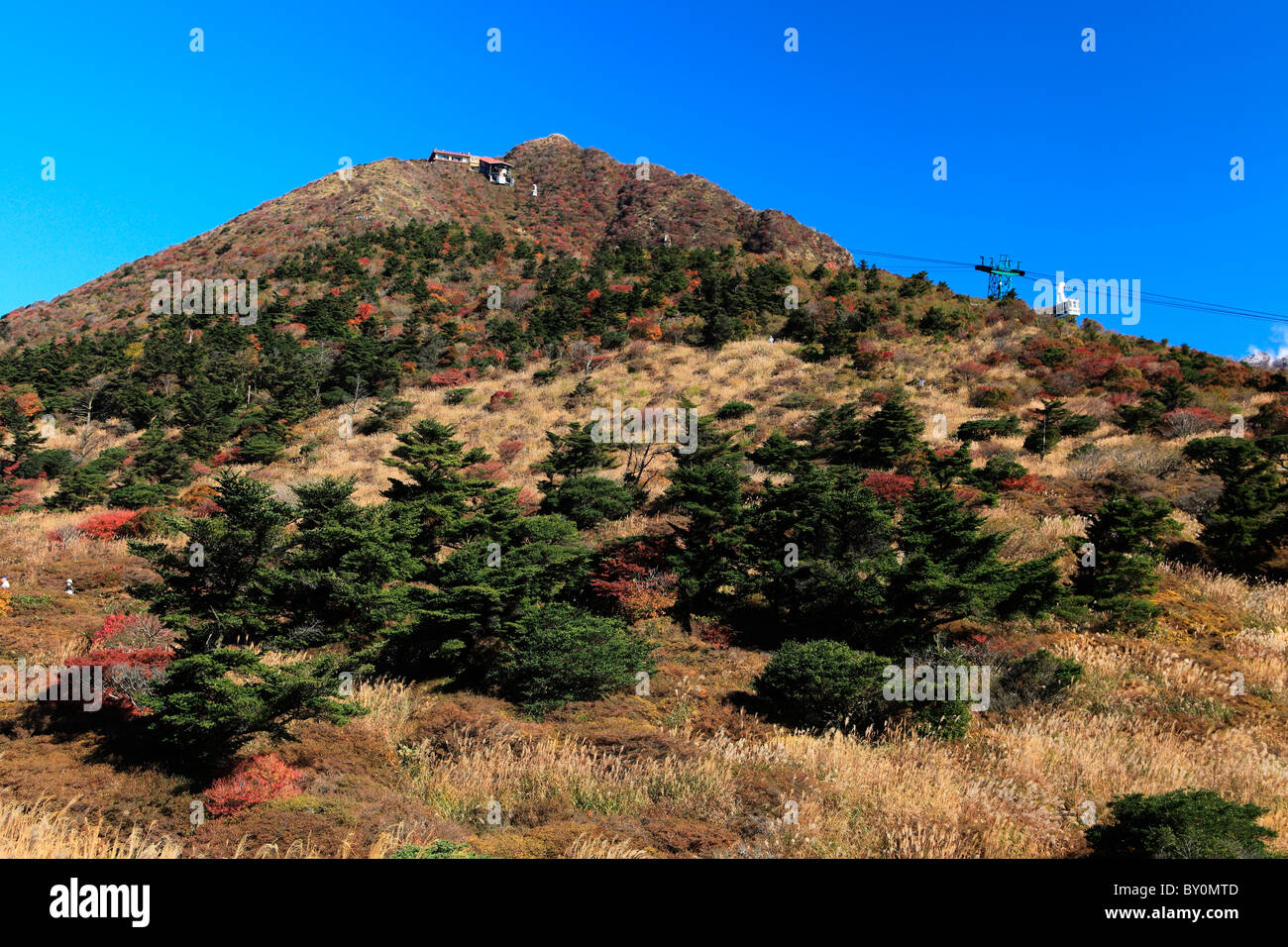 Mount Unzen in Autumn, Unzen, Nagasaki, Japan Stock Photo - Alamy
