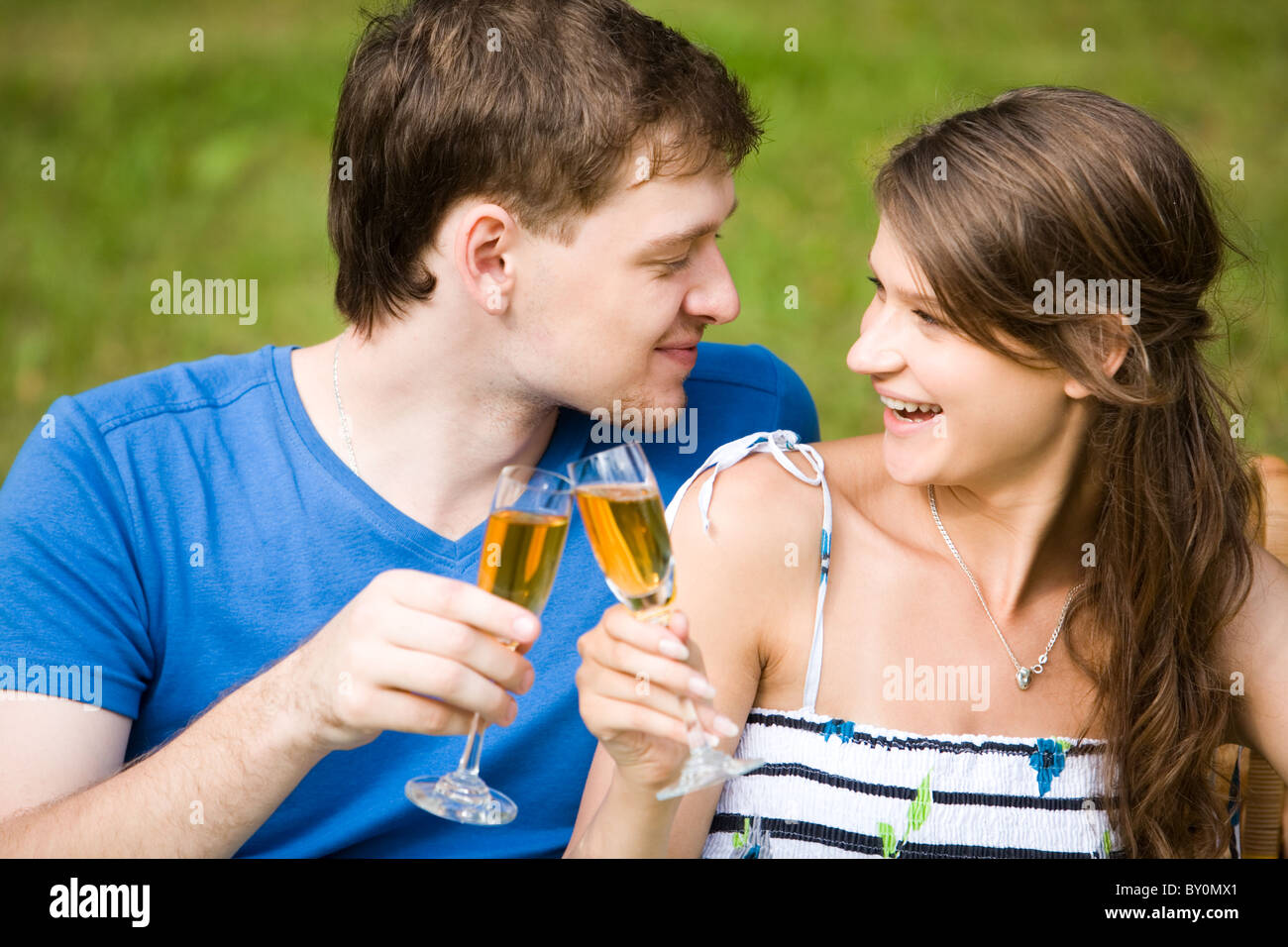 Two happy people hi-res stock photography and images - Alamy
