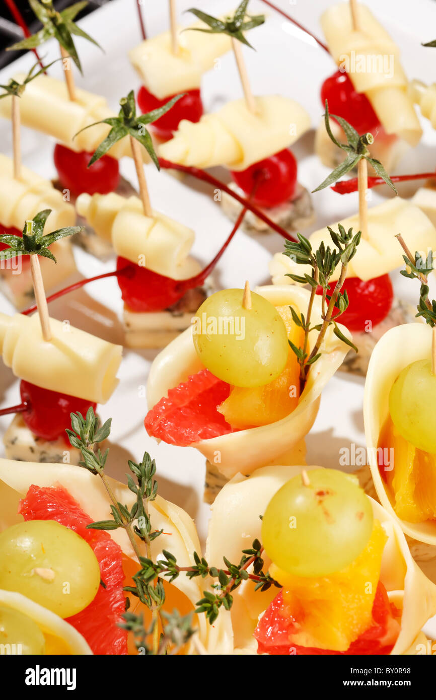 Canape presentation hi-res stock photography and images - Alamy