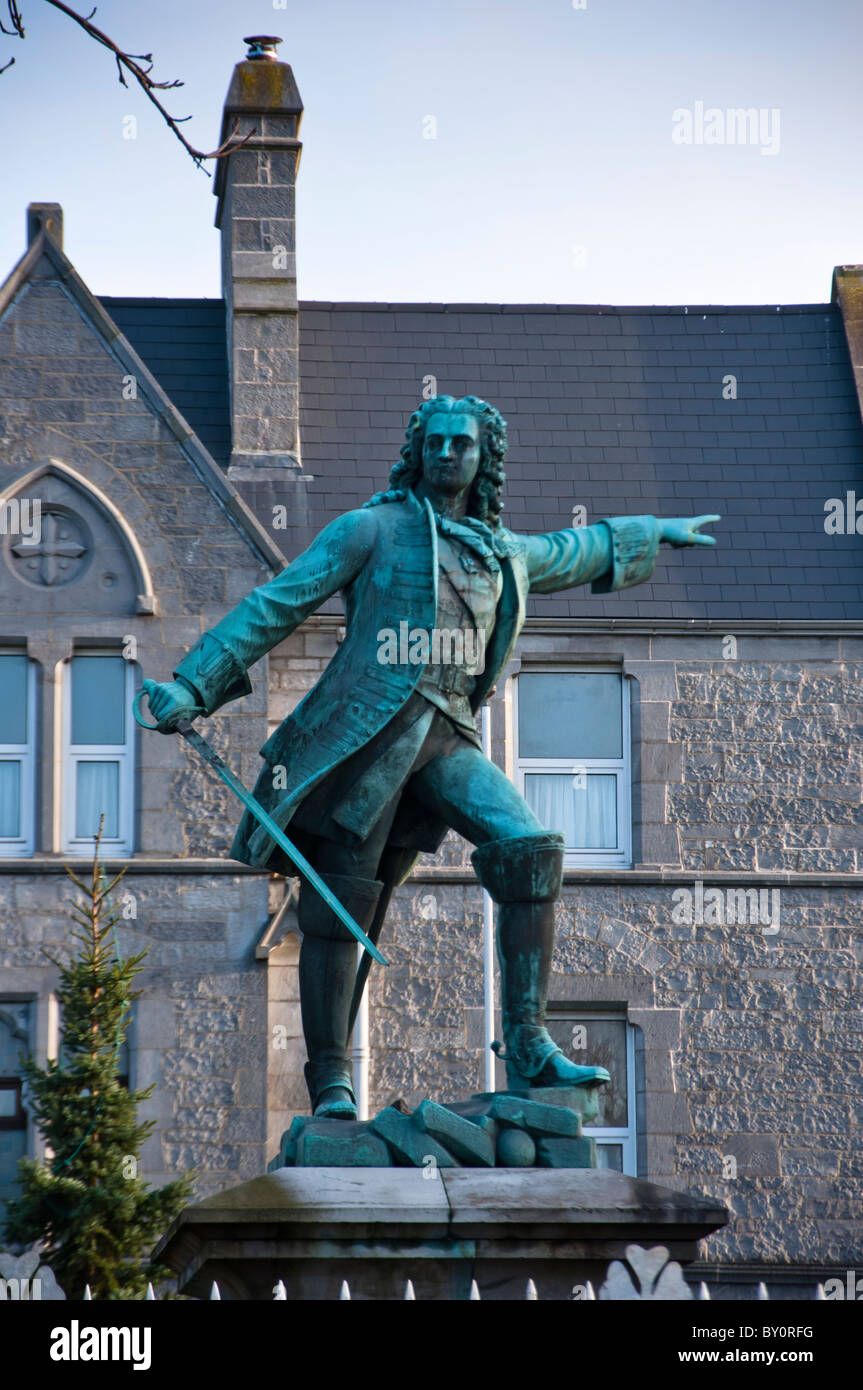 Sarsfield Memorial, Cathedral Place, Limerick, Limerick City Stock ...