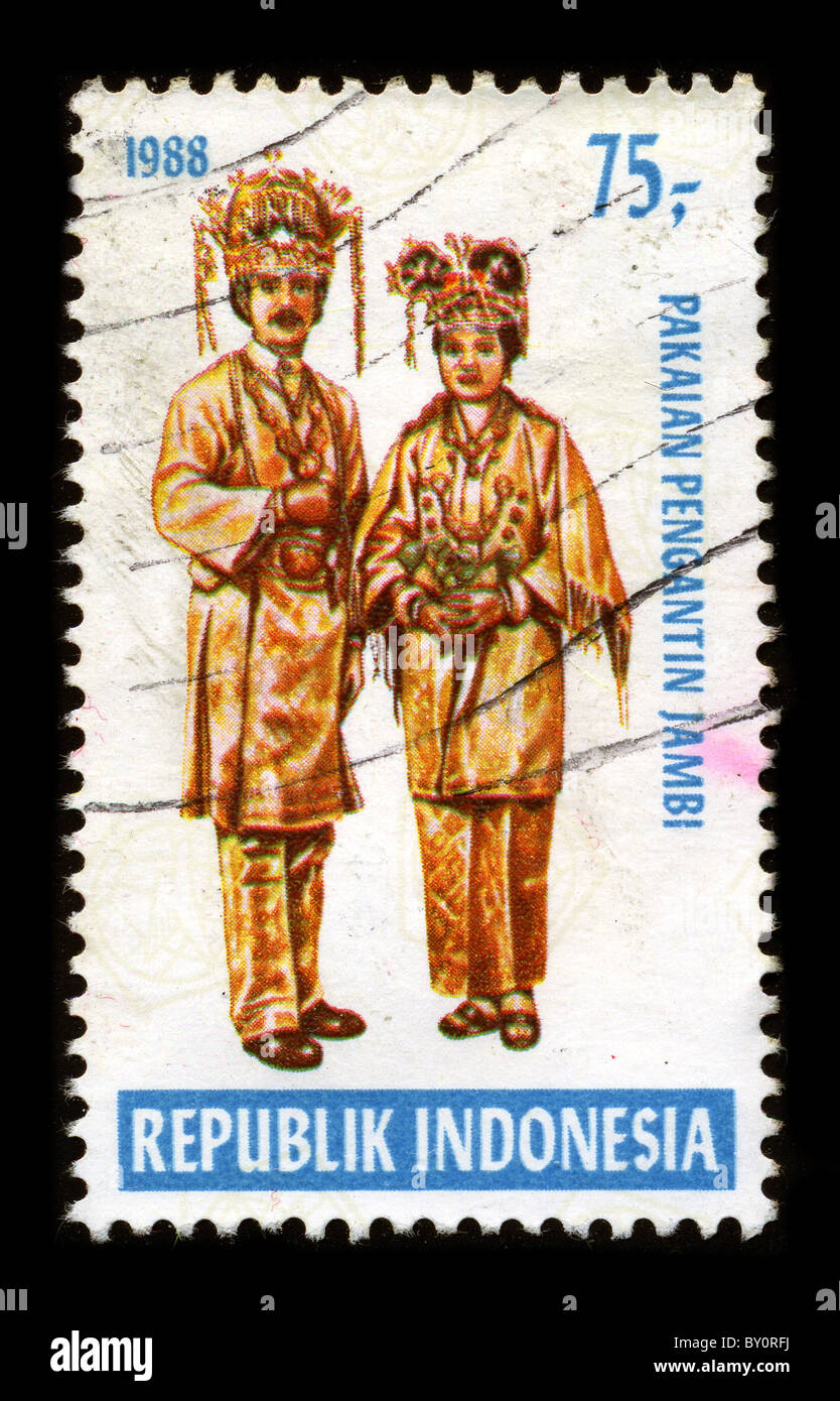 Republic of indonesia stamp hi-res stock photography and images - Alamy