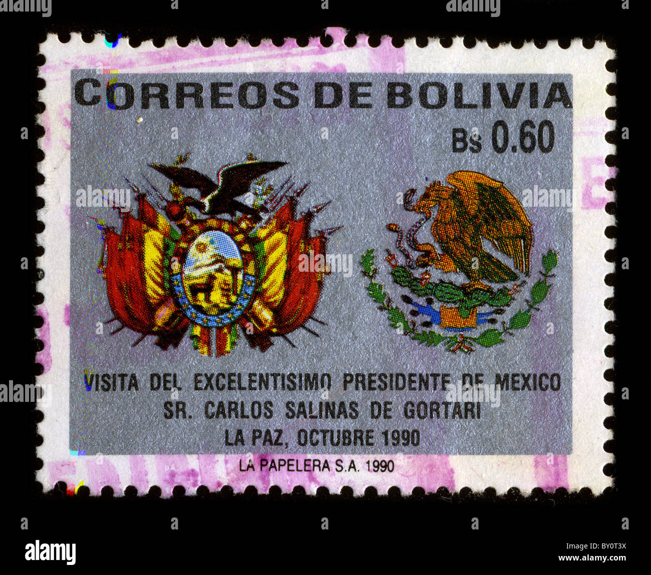 Postage stamp bolivia hi-res stock photography and images - Alamy