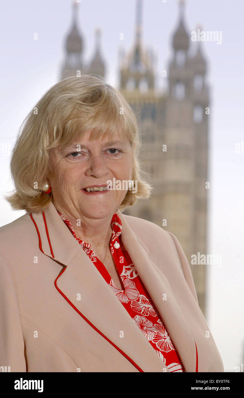 MP Ann Widdecombe at the Houses of Parliament 2004 Stock Photo - Alamy