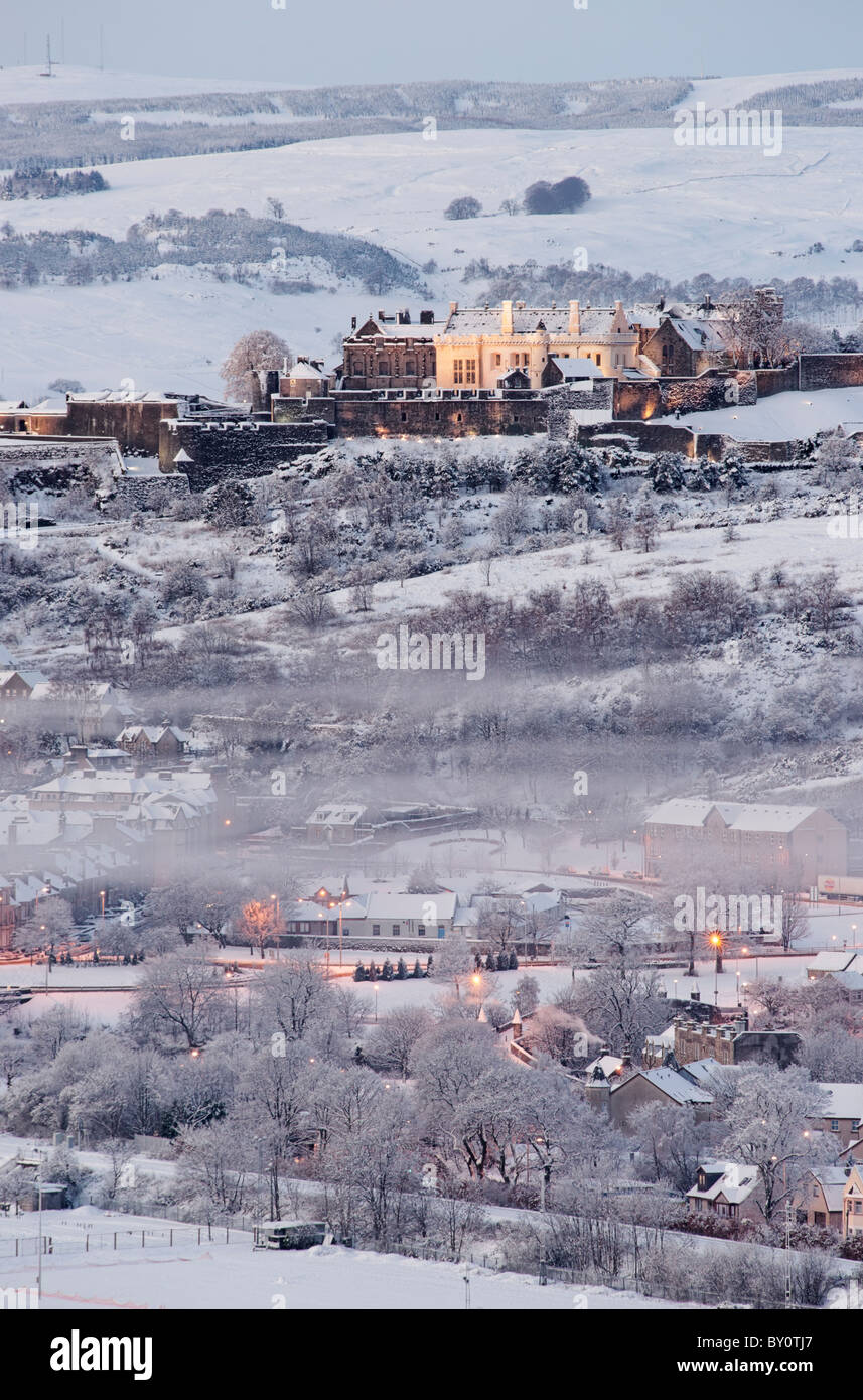 Stirling Castle in winter, City of Stirling, Scotland, UK Stock Photo ...
