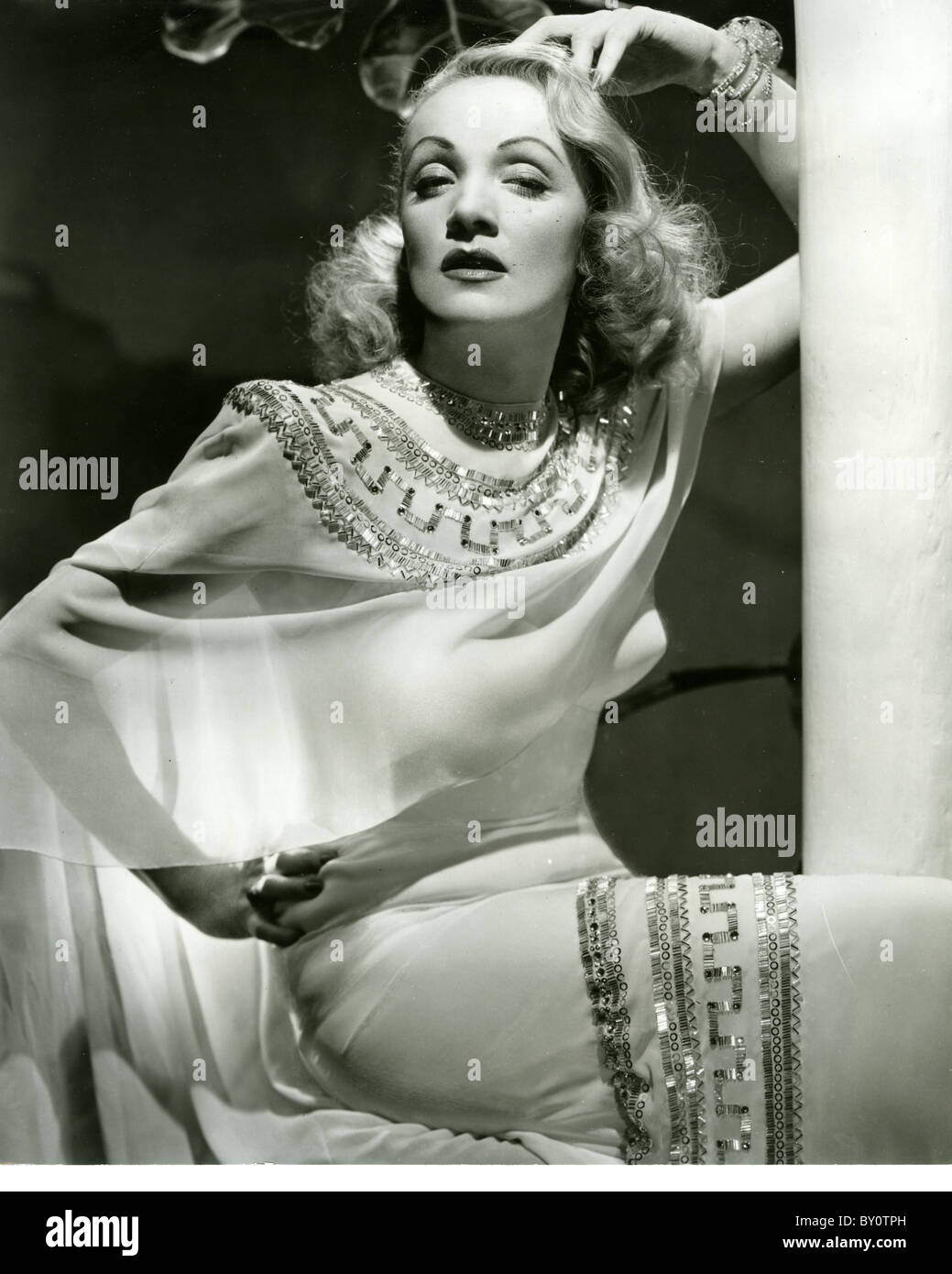 MARLENE DIETRICH (1901-1992) German-born film actress and singer in ...