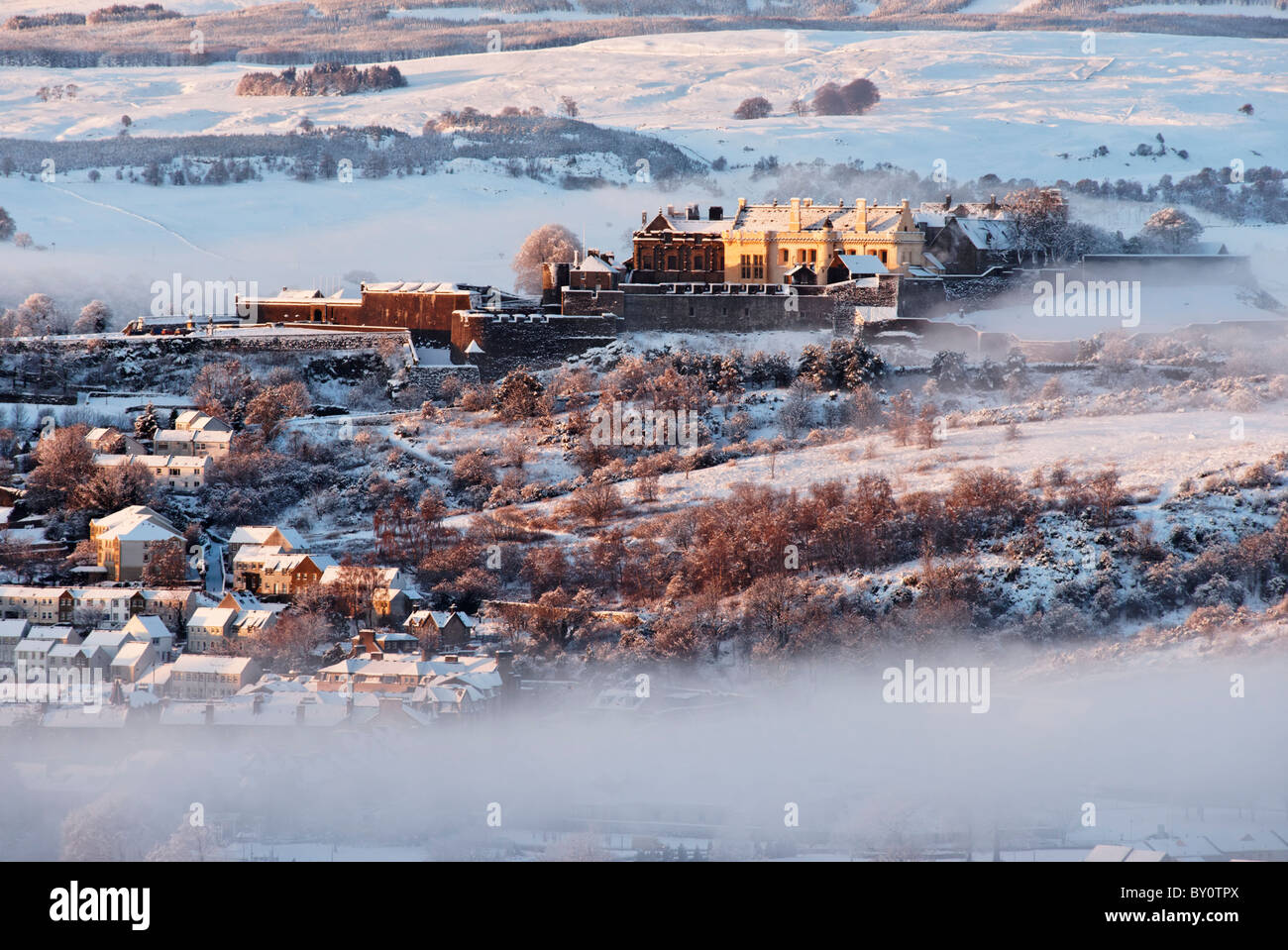 Stirling Castle in winter, City of Stirling, Scotland, UK Stock Photo ...