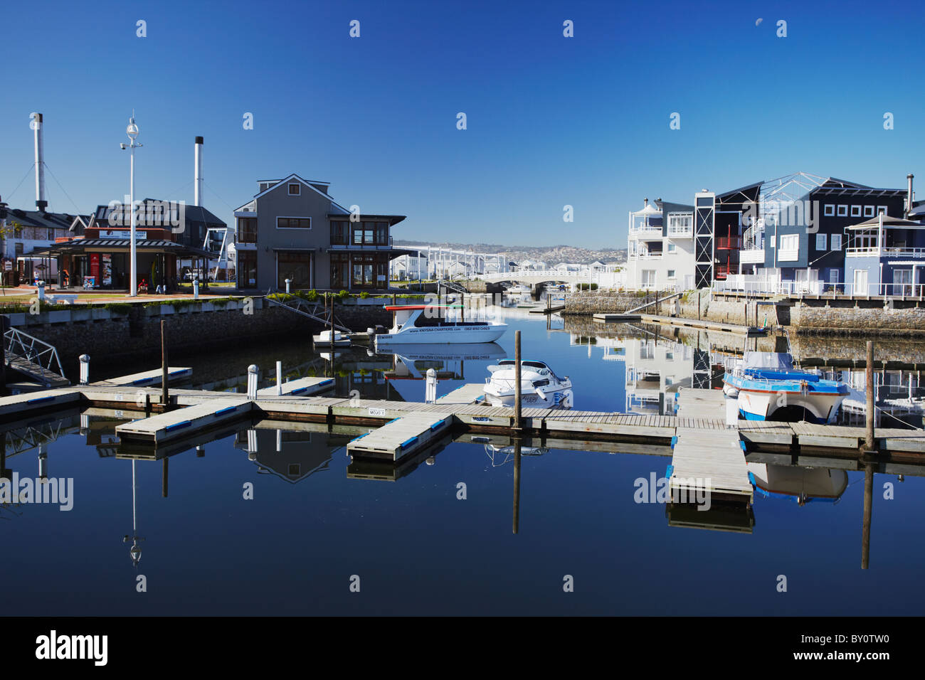 Harbour on Thesen's Island, Knysna, Western Cape, South Africa Stock ...