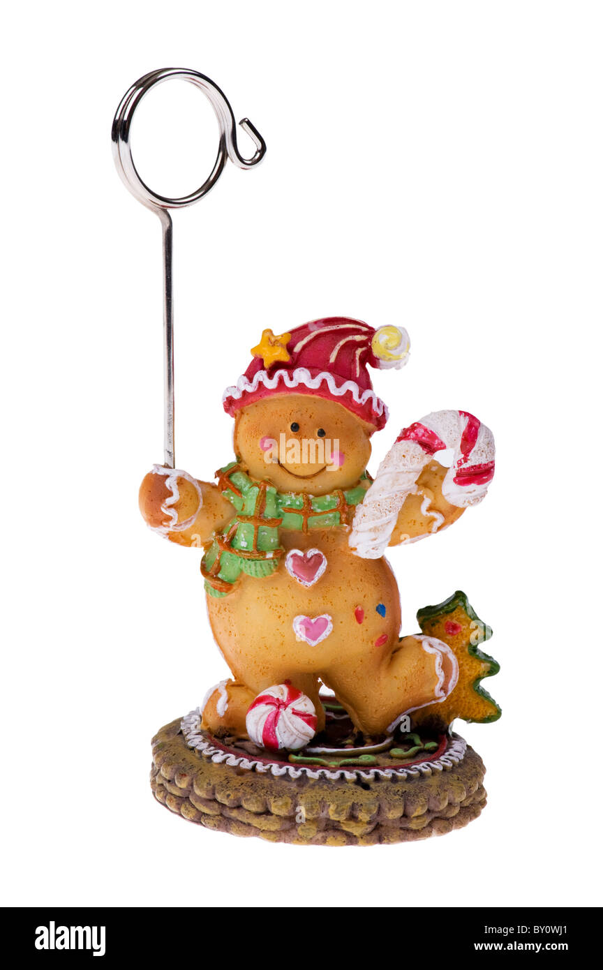 object on white - plastic toy gingerbread man Stock Photo - Alamy
