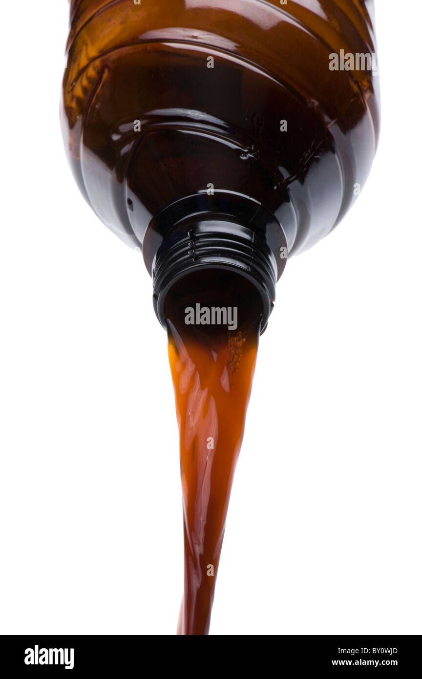 object on white - plastic bottle close up Stock Photo - Alamy