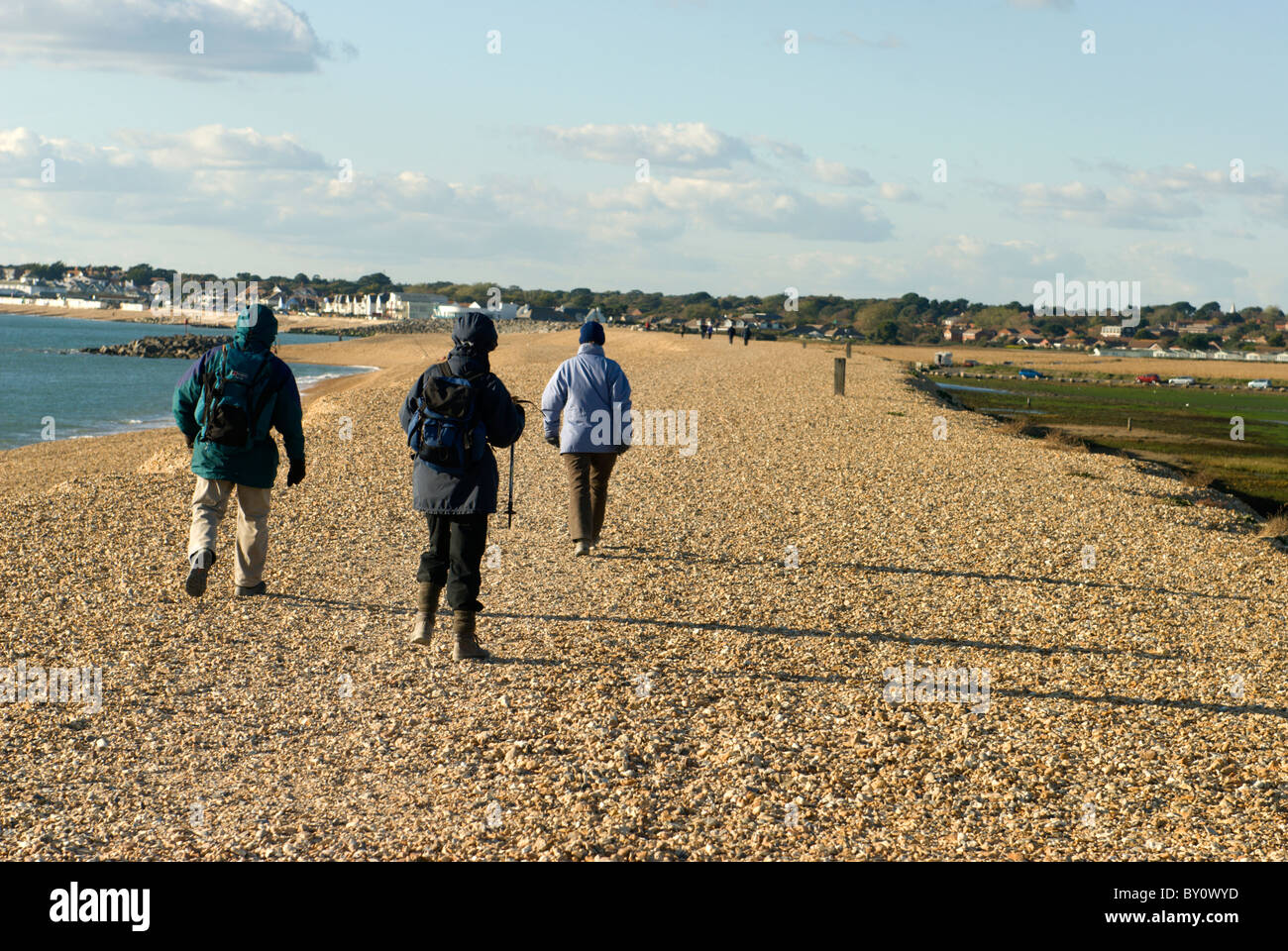 Hurst shingle spit hi-res stock photography and images - Alamy