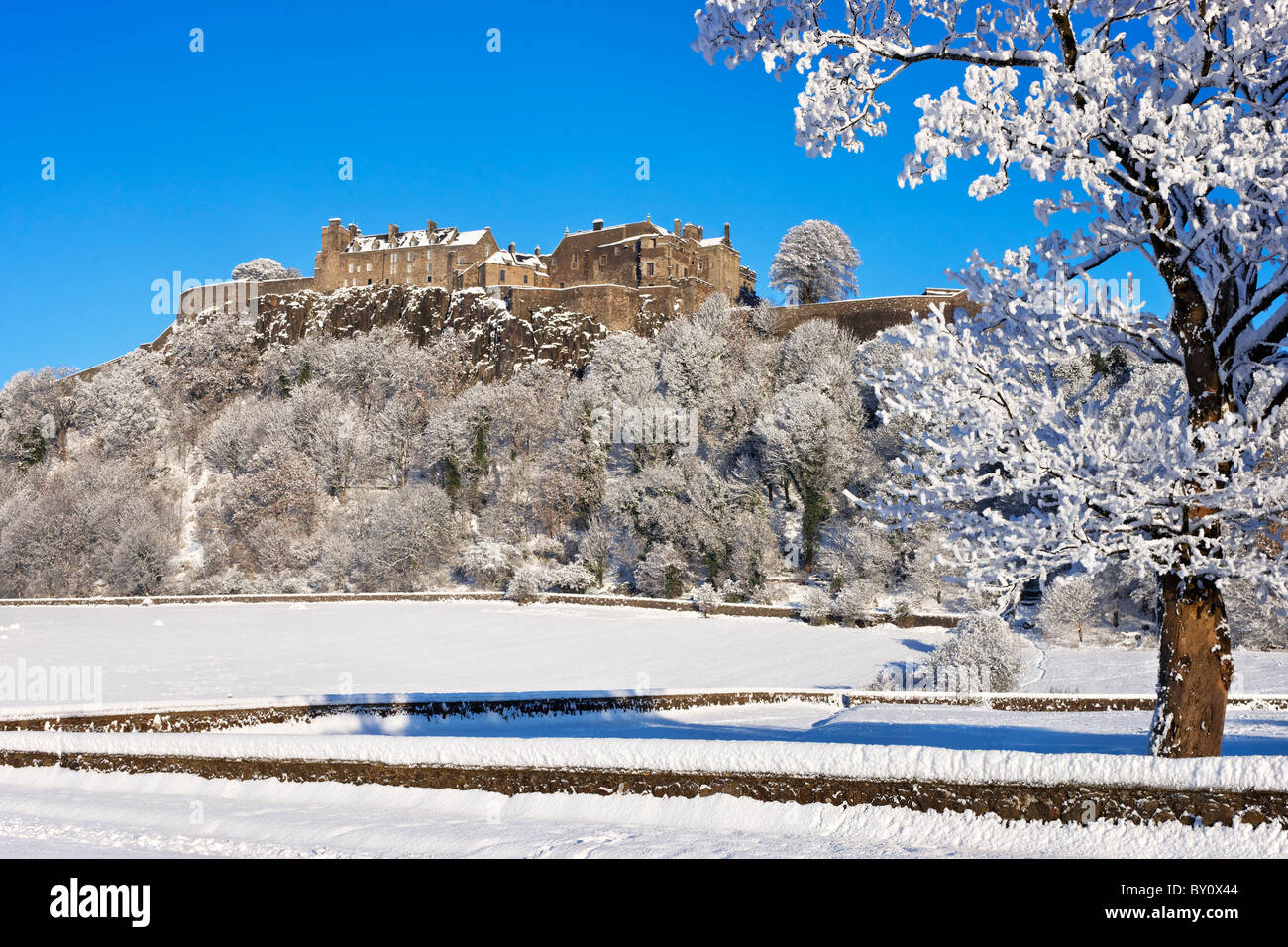 Scottish Castles Winter Snow High Resolution Stock Photography and ...
