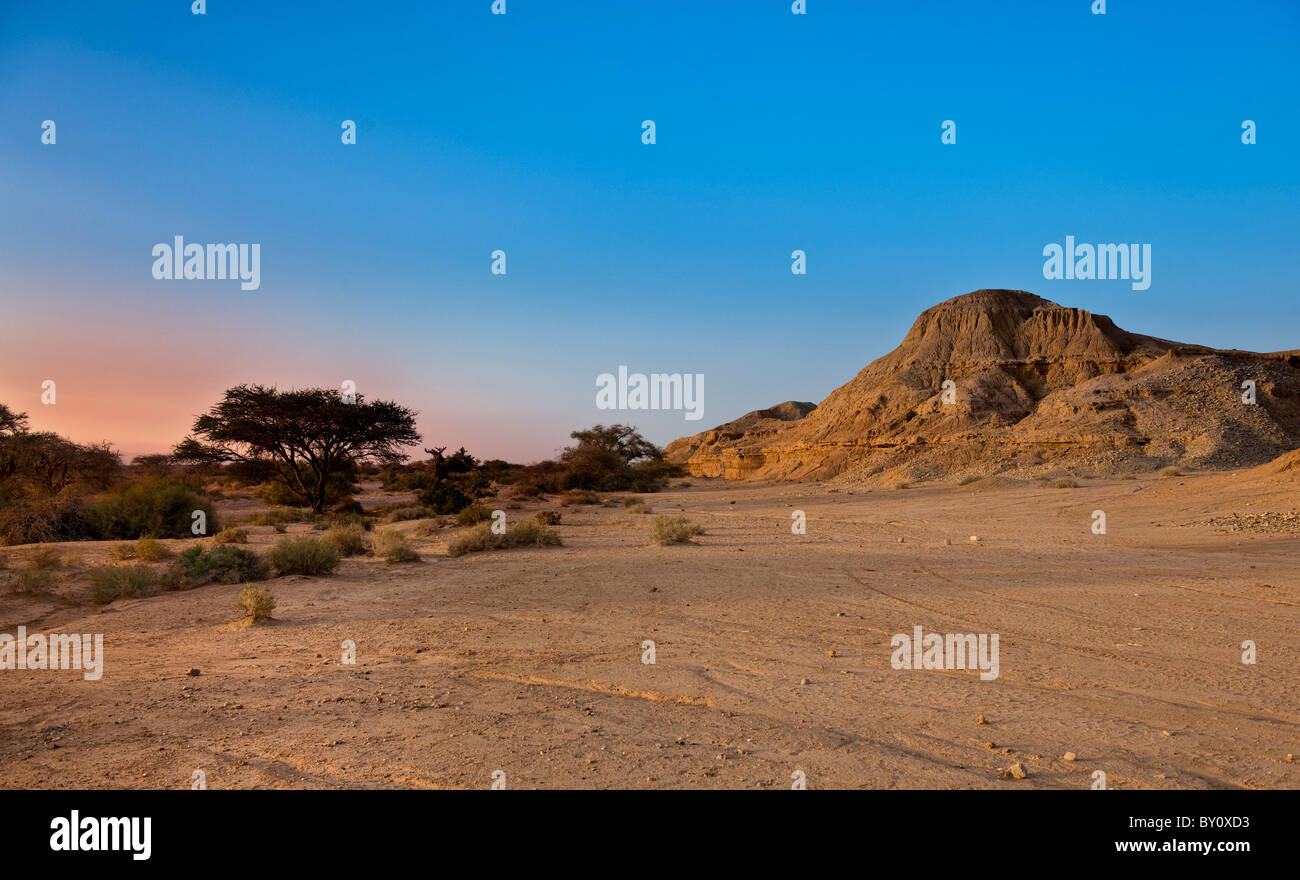 Arava desert valley, Israel Stock Photo - Alamy