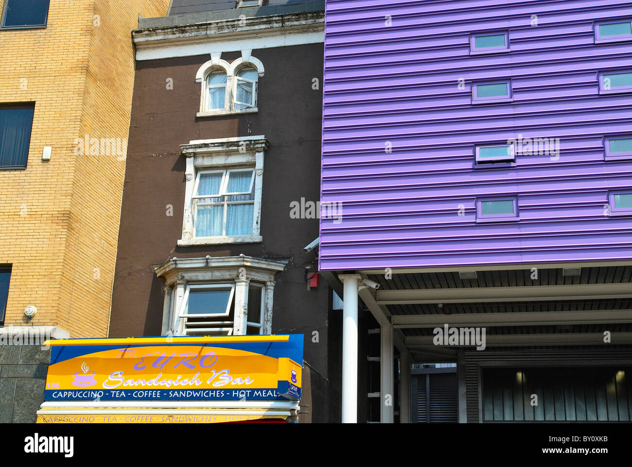 Purple cladding hi-res stock photography and images - Alamy