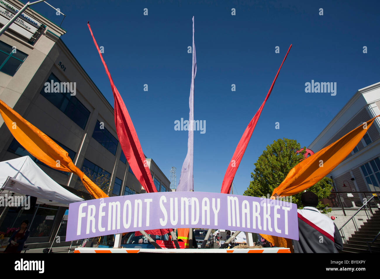 Fremont Sunday Market, Seattle Washington Stock Photo - Alamy