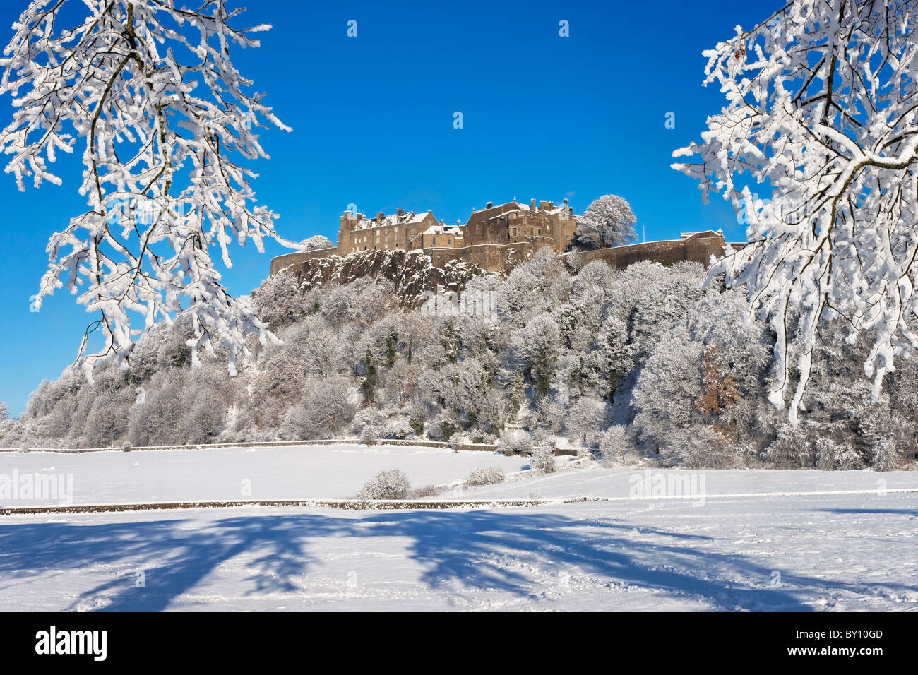Scottish Castles Winter Snow High Resolution Stock Photography and ...