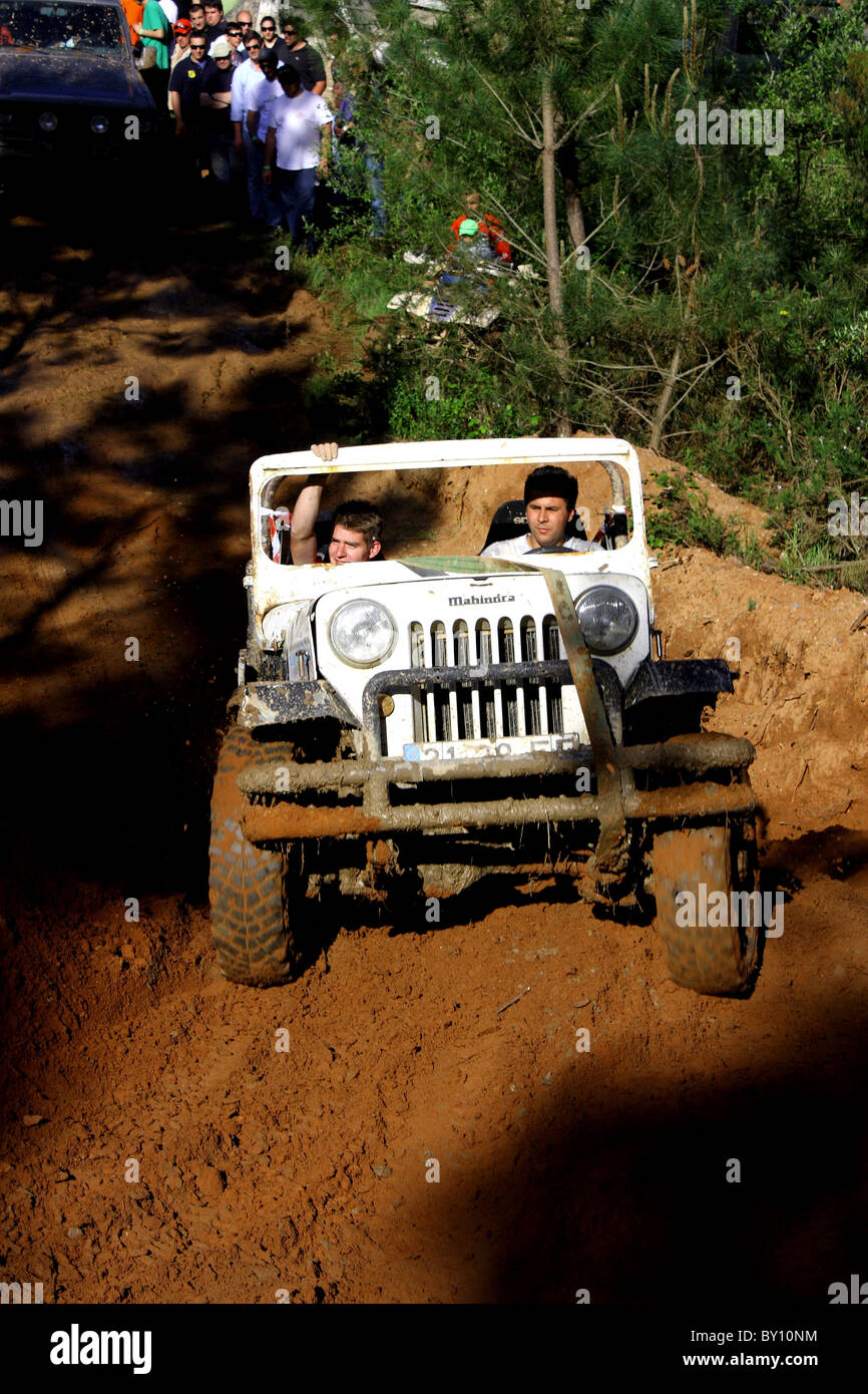 Car rally scene hi-res stock photography and images - Alamy