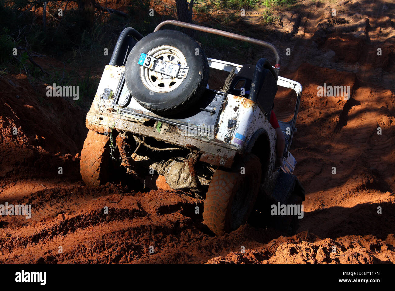 A 4x4 rally race Stock Photo - Alamy