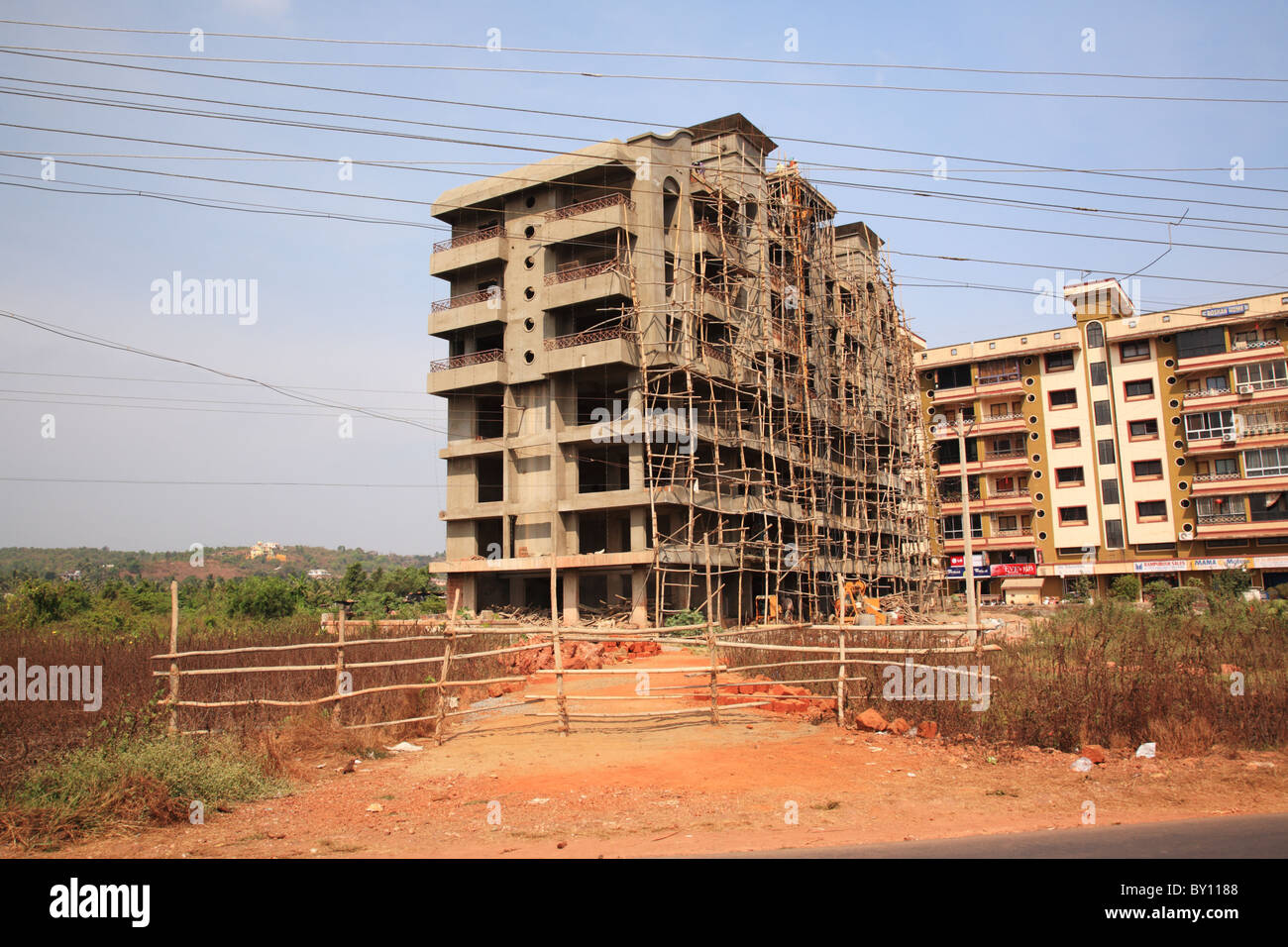 India building construction hi-res stock photography and images - Alamy