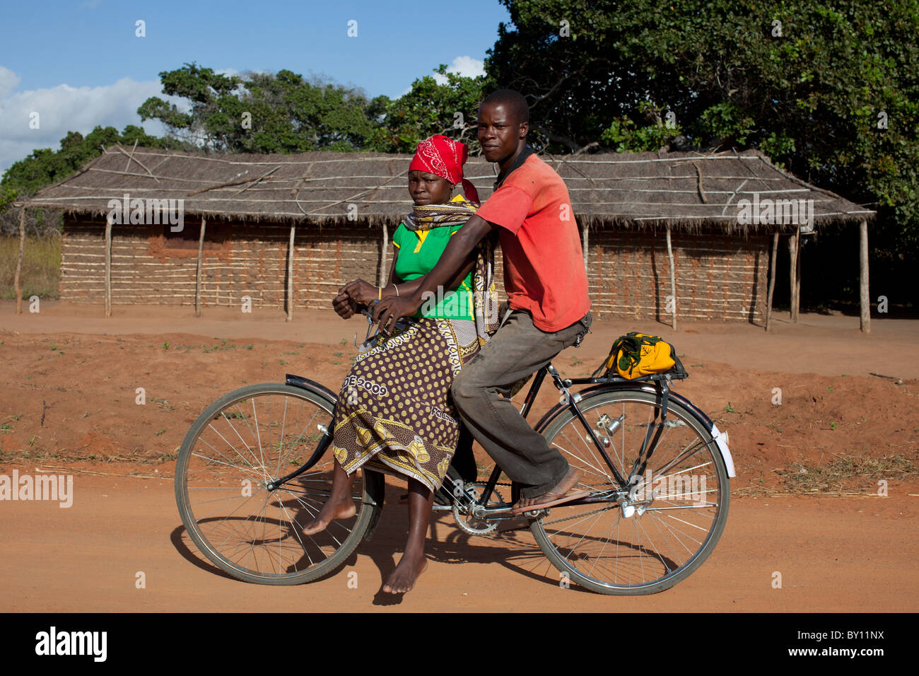 MECEBURI FOREST RESERVE, NEAR NAMPULA, MOZAMBIQUE, May 2010: A young ...