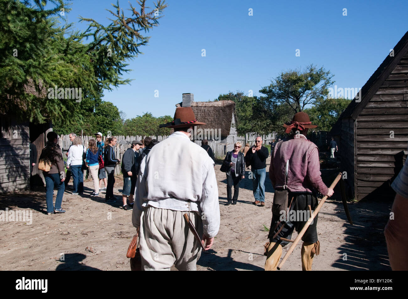 The Plimoth Plantation Museum in Plymouth Massachusetts where actors ...