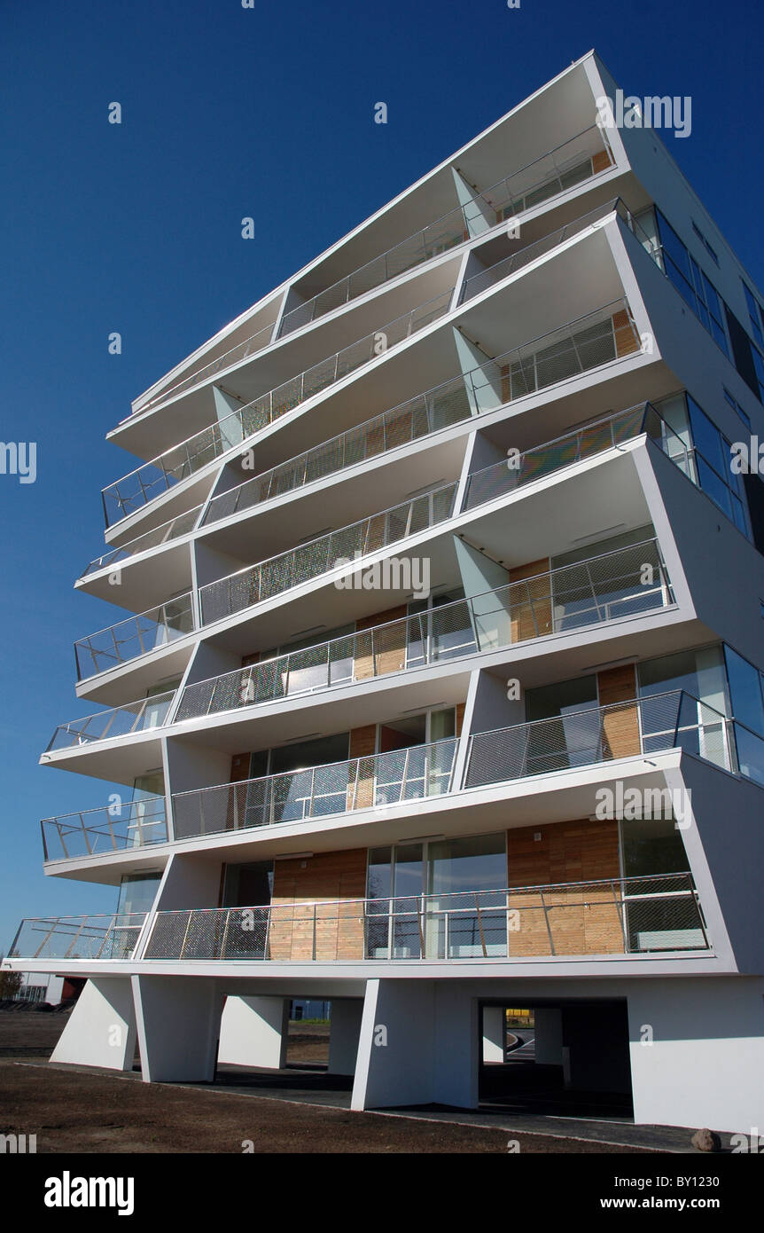 new modern futuristic architecture in Tartu, Estonia, Europe Stock ...