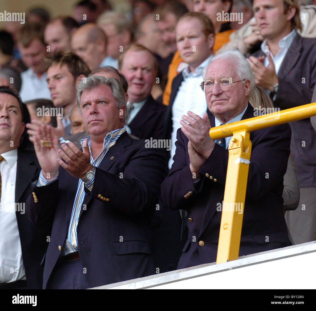 Sir Jack Hayward and his son Rick Hayward 28/8/04 Stock Photo - Alamy