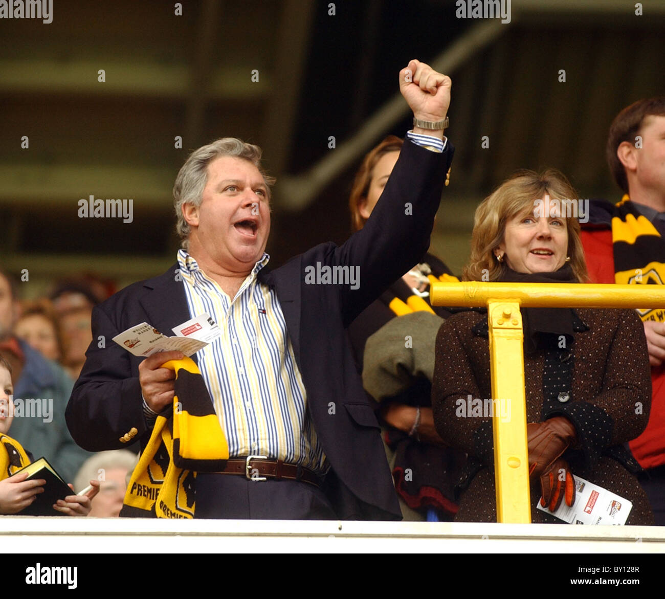 Wolverhampton Wanderers Football Chairman Rick Hayward and his wife ...