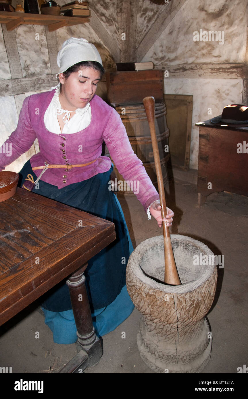 The Plimoth Plantation Museum in Plymouth Massachusetts where actors ...