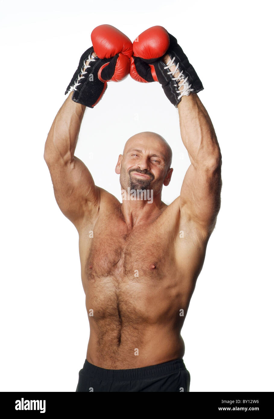 Boxer In Winner Pose High Resolution Stock Photography and Images - Alamy