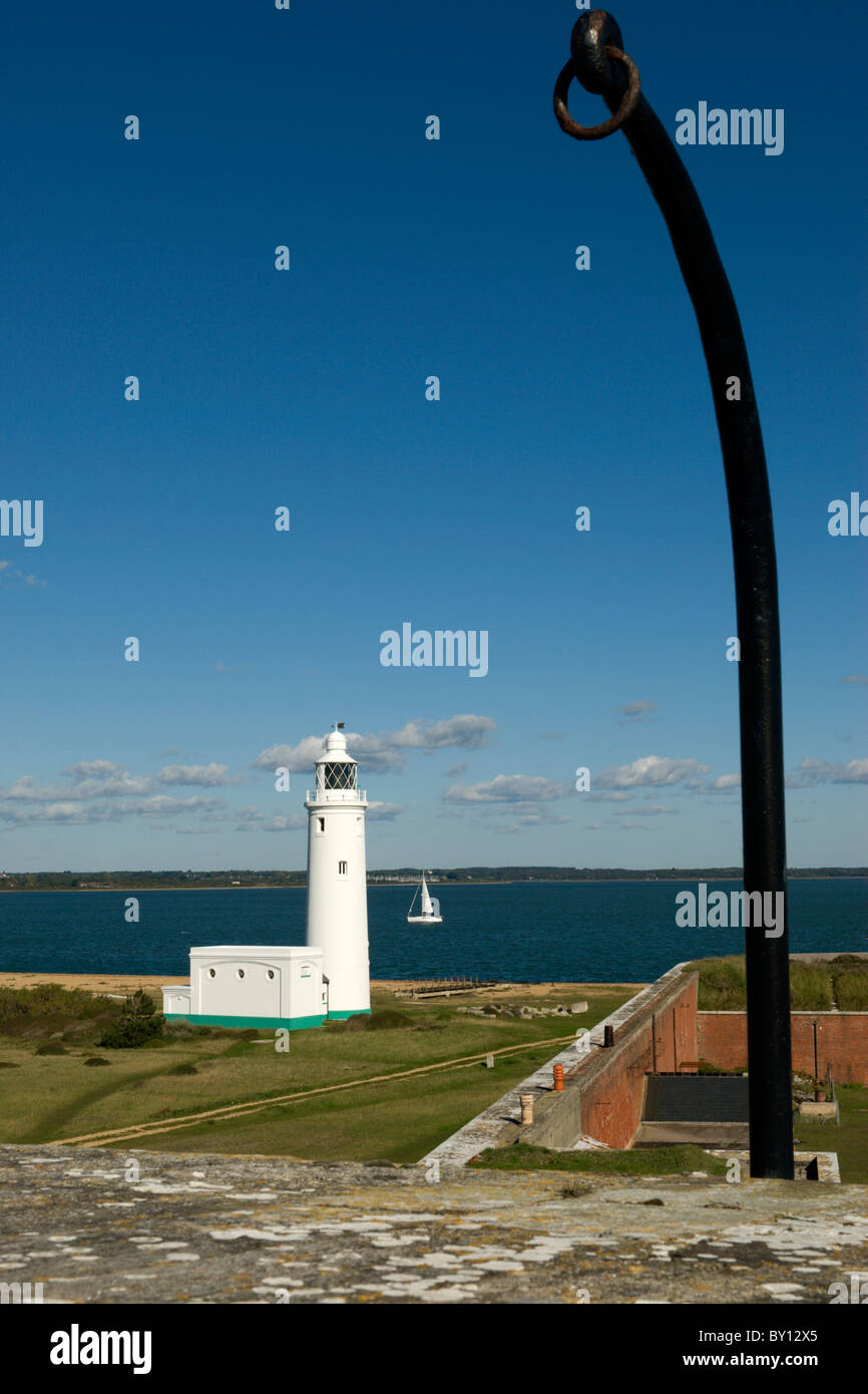 Hurst point lighthouse and hurst castle hi-res stock photography and ...