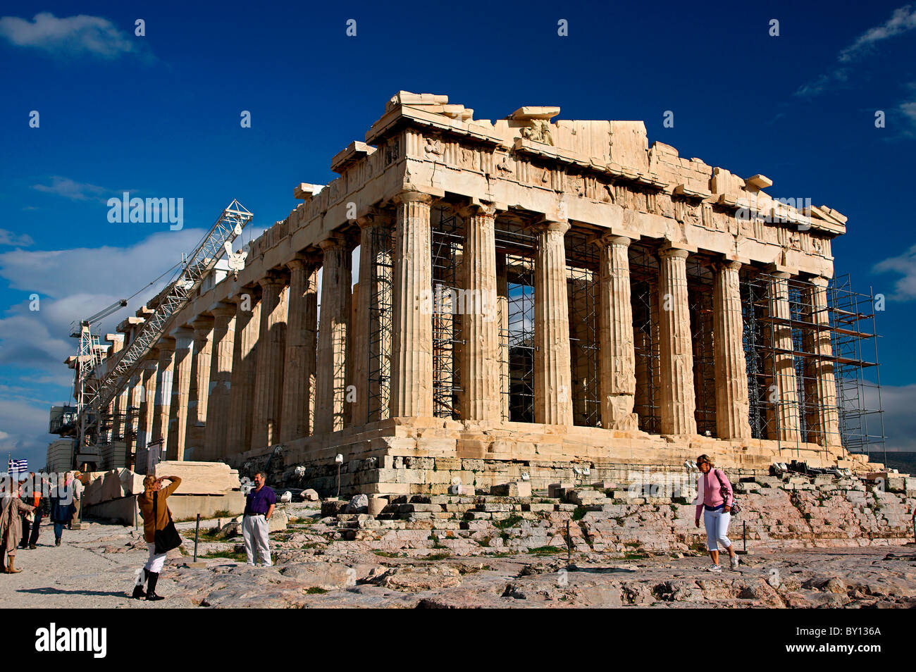 The Parthenon of the Acropolis of Athens, eternal symbol of classical ...