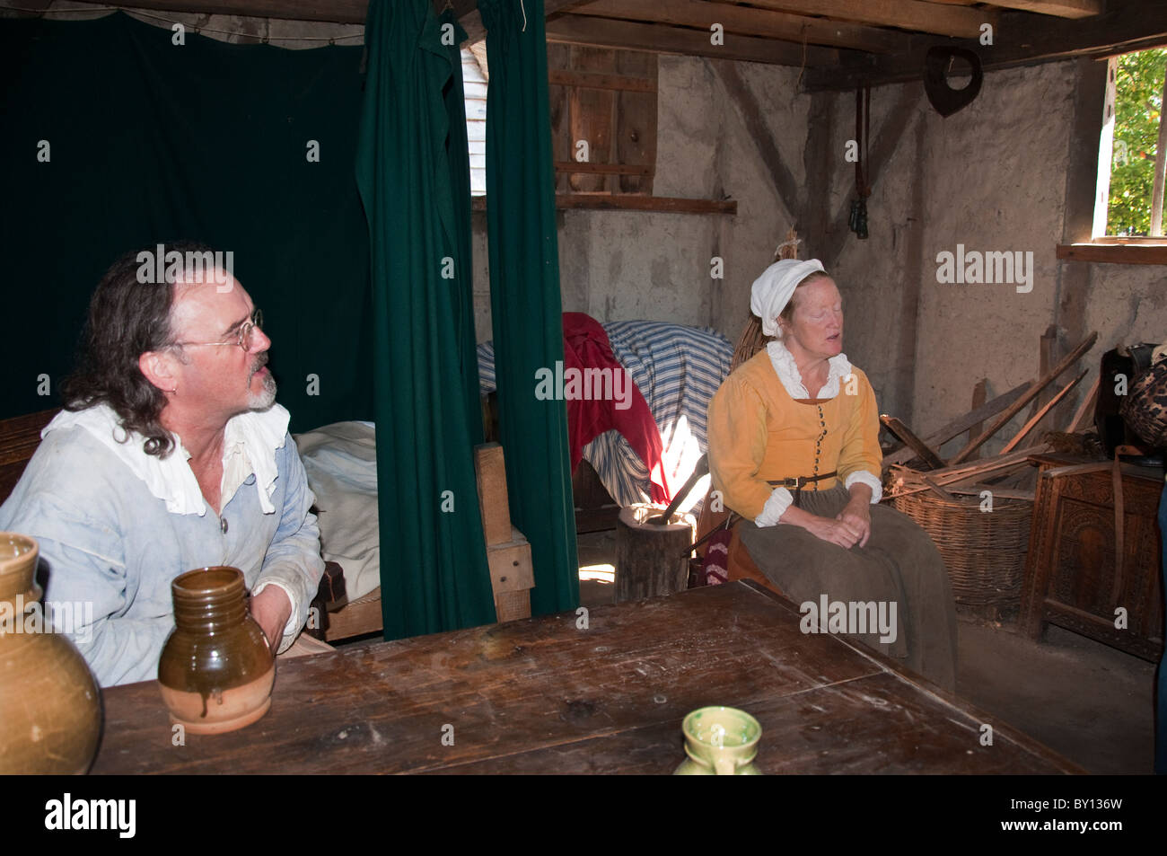 The Plimoth Plantation Museum in Plymouth Massachusetts where actors ...